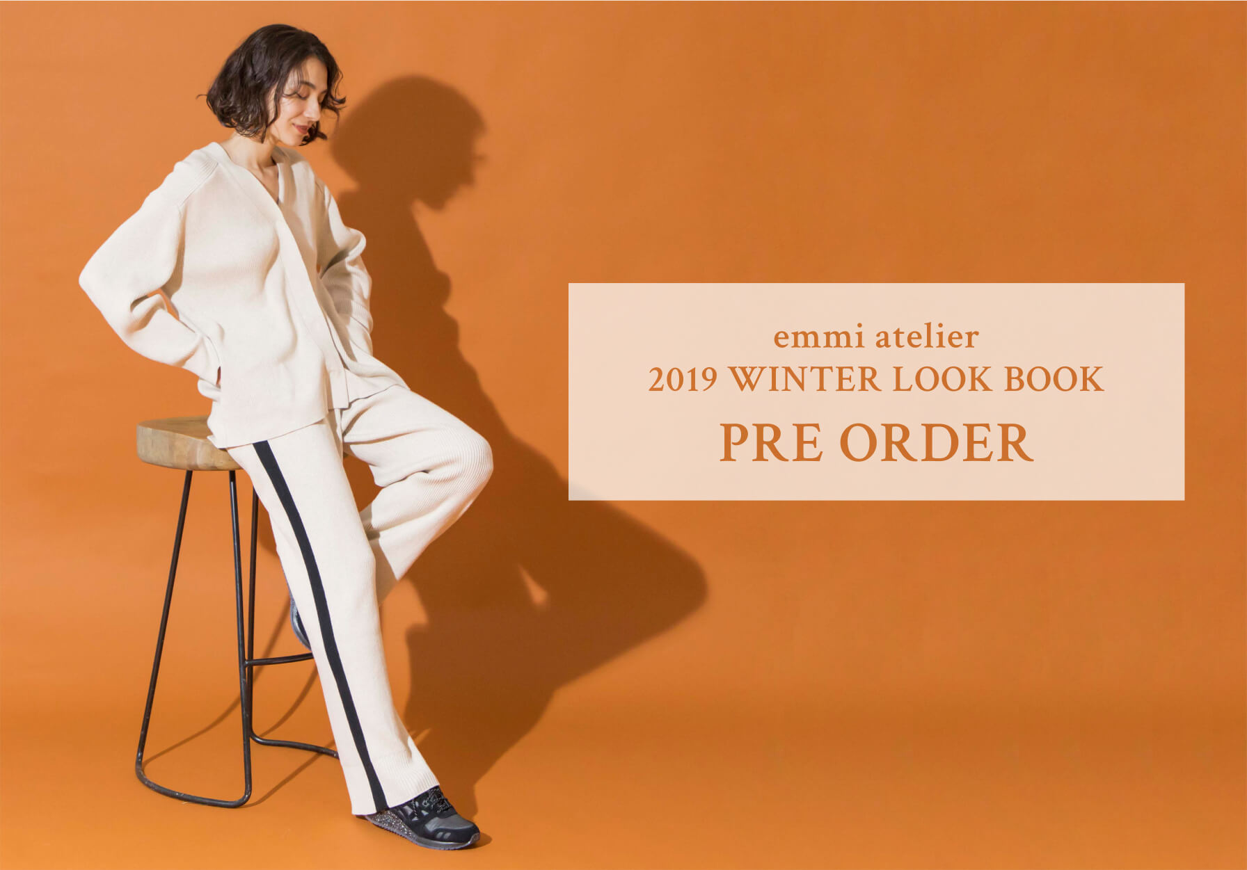 emmi atelier 2019 WINTER LOOK BOOK PRE ORDER