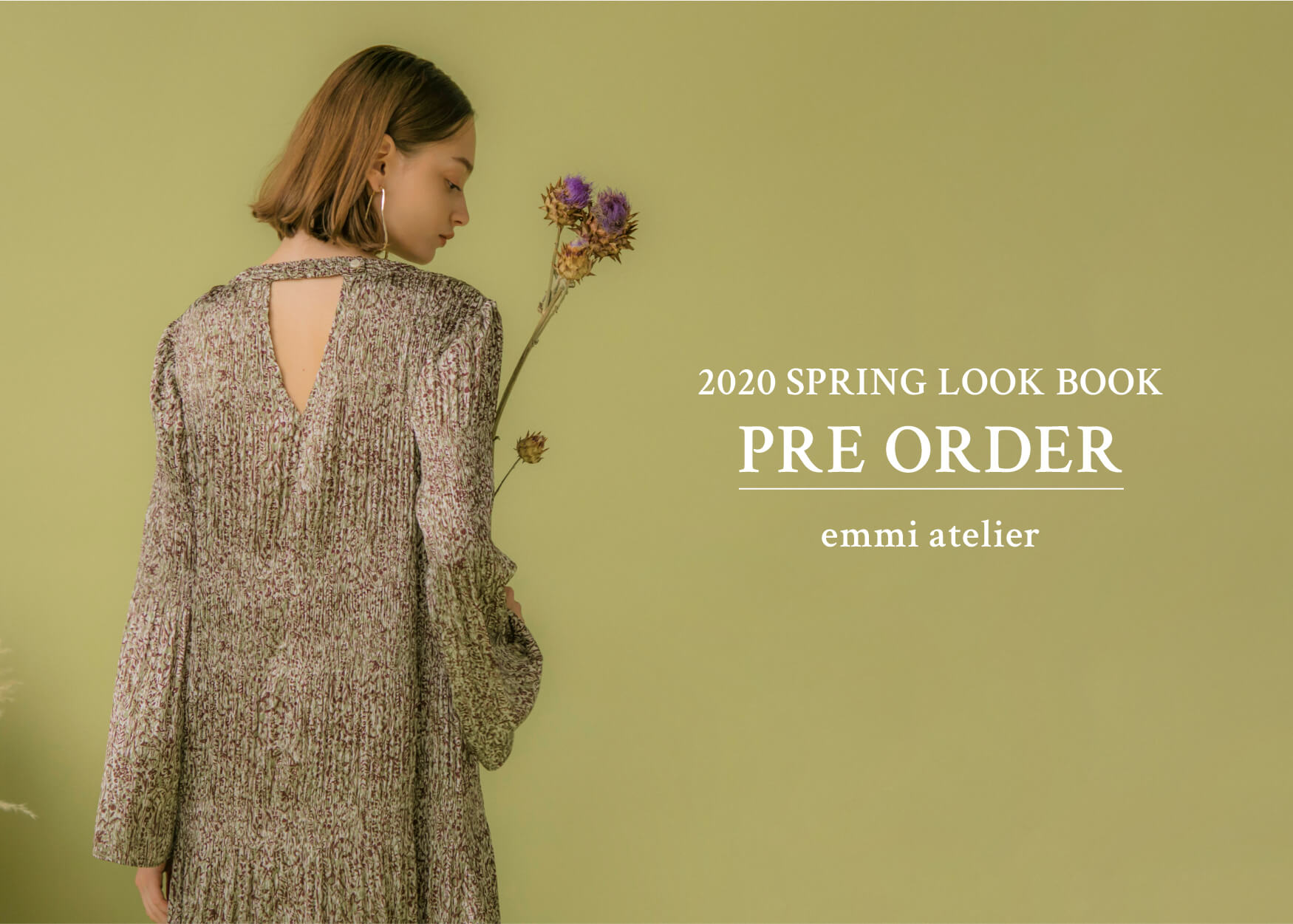 emmi atelier 2020 SPRING LOOK BOOK PRE ORDER